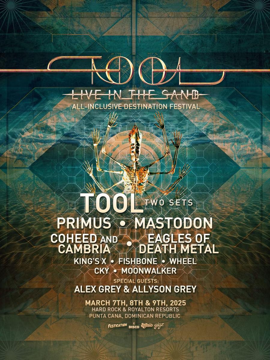 TOOL - Live in the Sand Festival - 07/03/2025 (3 days) - Punta Cana ...