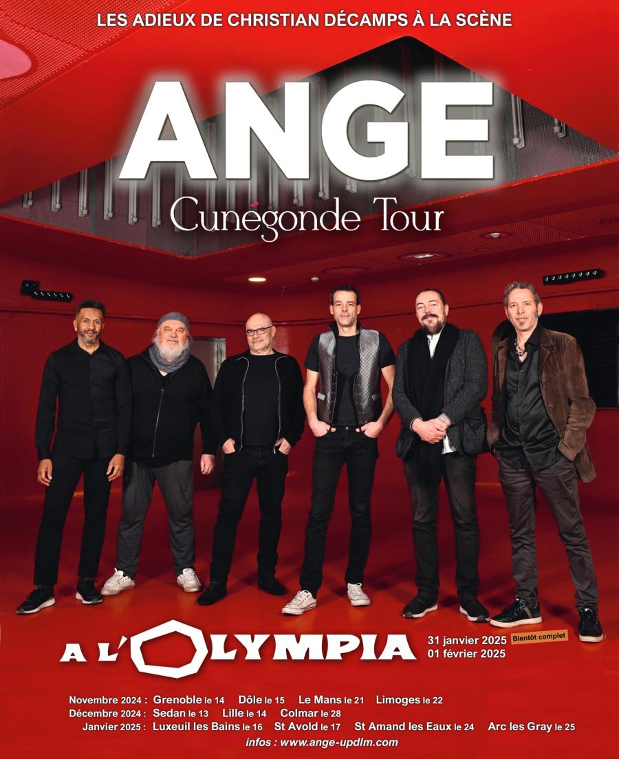 Ange - Cunégonde Tour 2025 - Line up