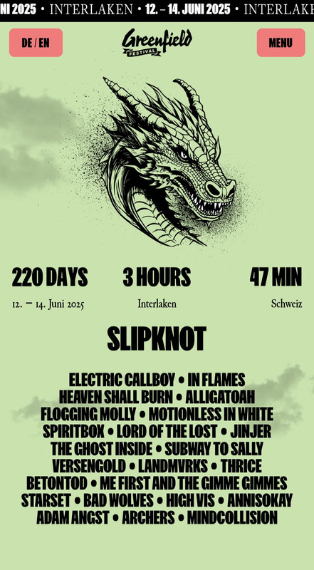 Greenfield Festival 2025 - FAQ