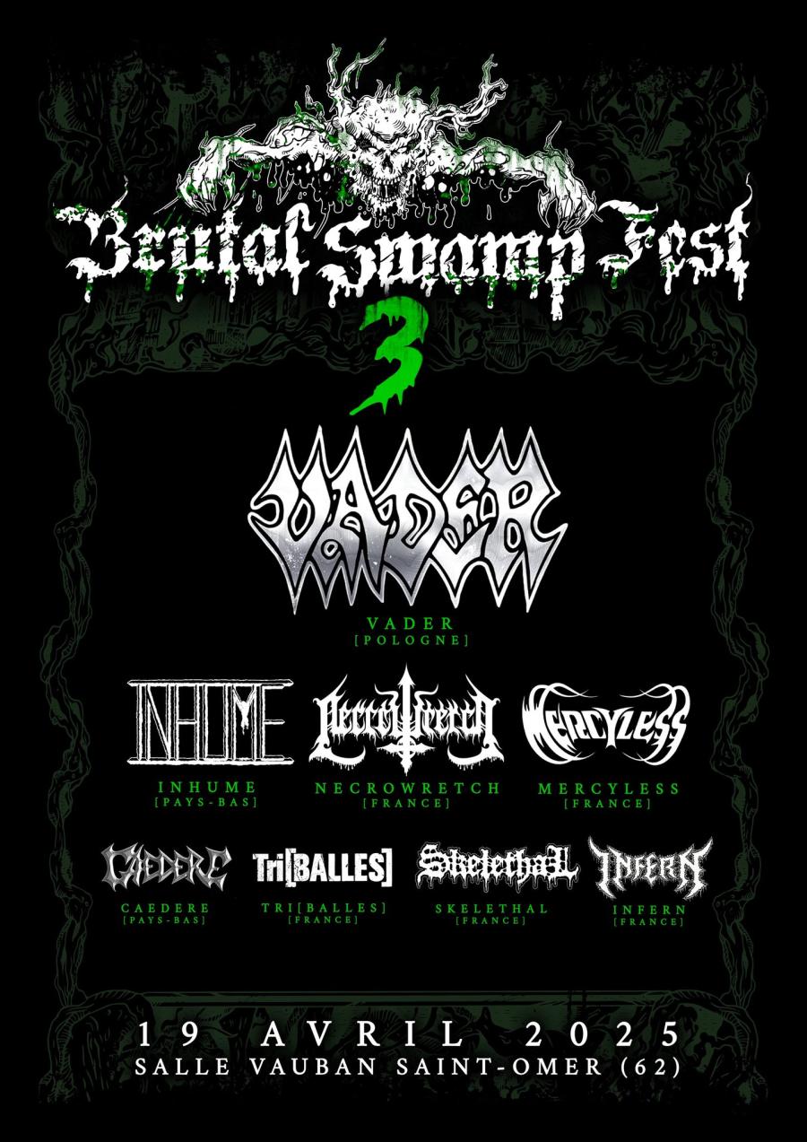 Brutal Swamp Fest 2025 - 19/04/2025 - Saint-Omer - Salle Vauban - France