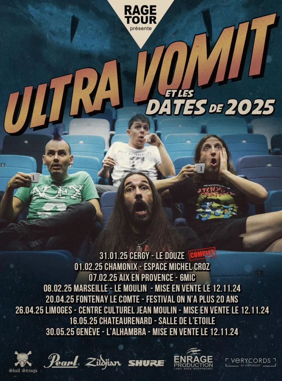 Concert Ultra Vomit - 26/04/2025 - Limoges - Centre Culturel Jean ...