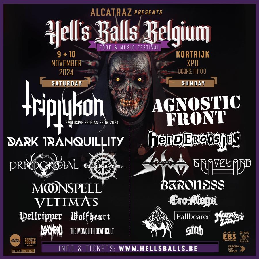 Hell's Balls Belgium 2024 - 09/11/2024 (2 days) - Kortrijk - Kortrijk Xpo - Belgium