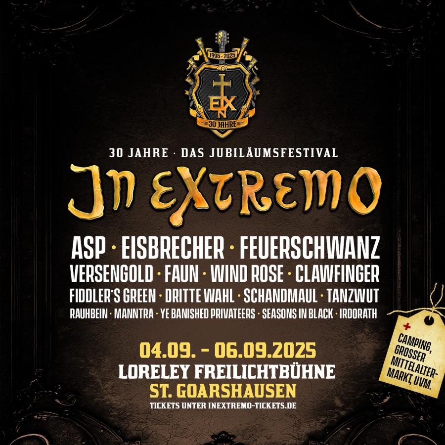 In Extremo - 30 Jahre - Das Jubiläumsfestival - Line up