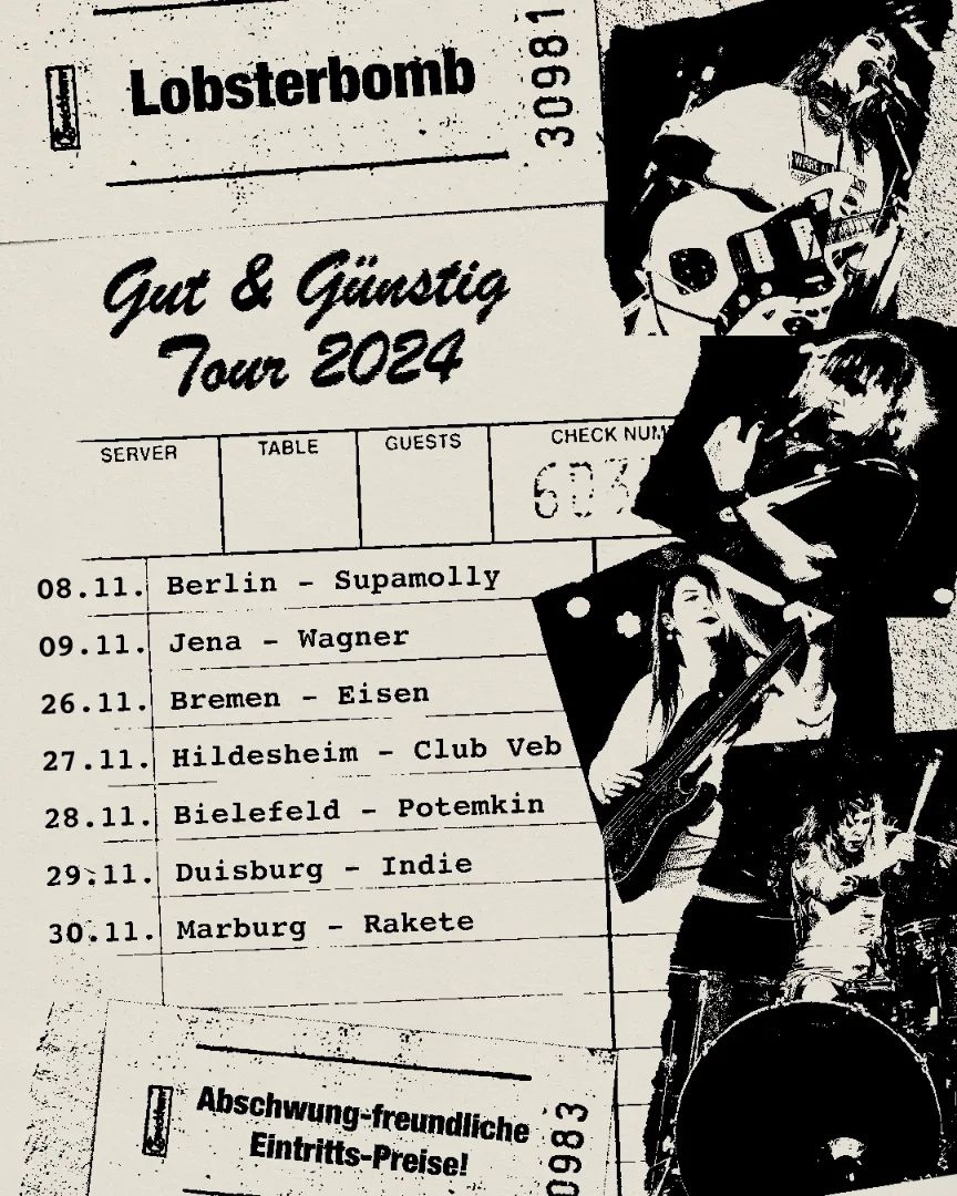 Event Lobsterbomb - Line up