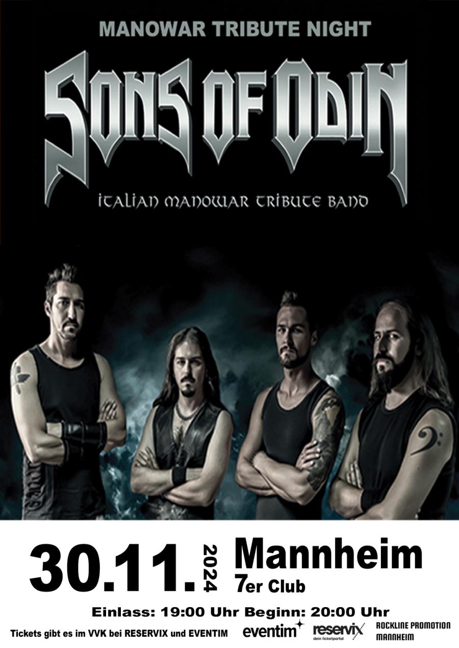 Concierto Sons Of Odin - Cartel