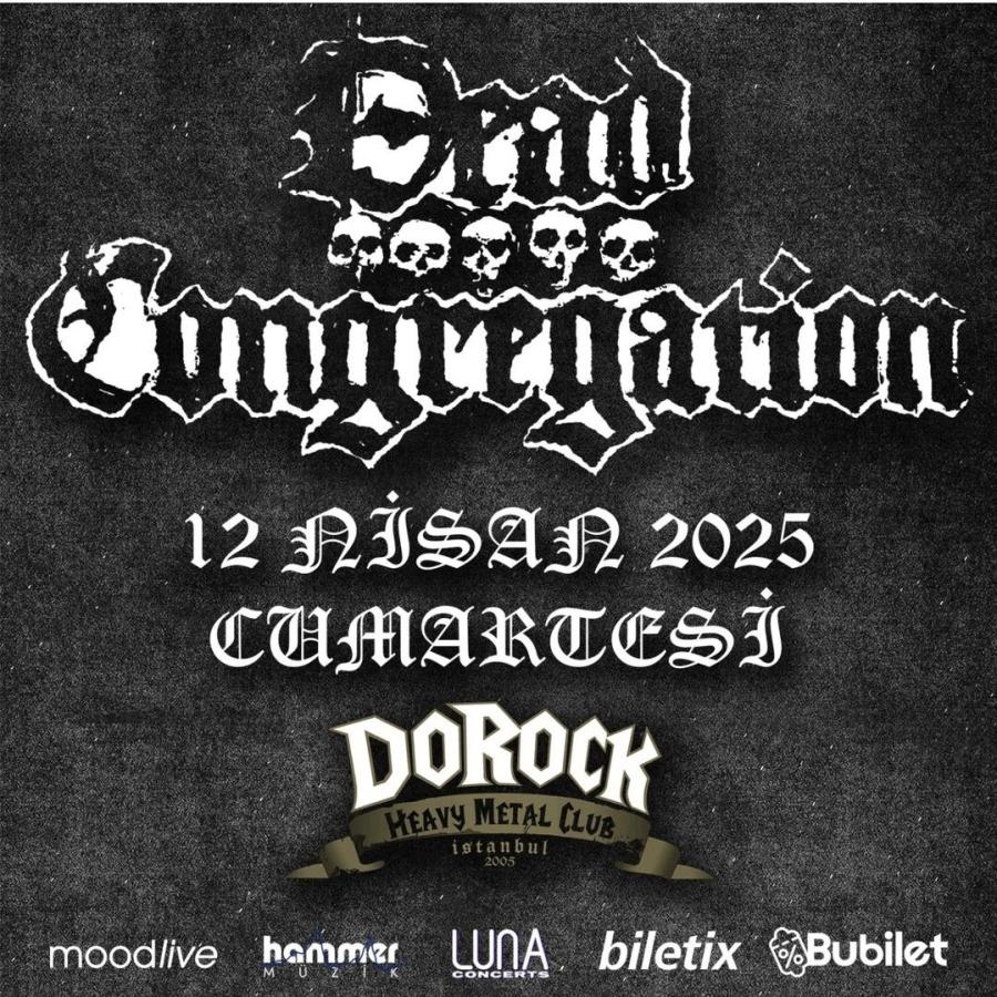 Event Dead Congregation - 12/04/2025 - Istanbul - Dorock Heavy Metal ...