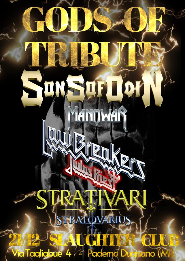 Gods Of Tribute - Line up