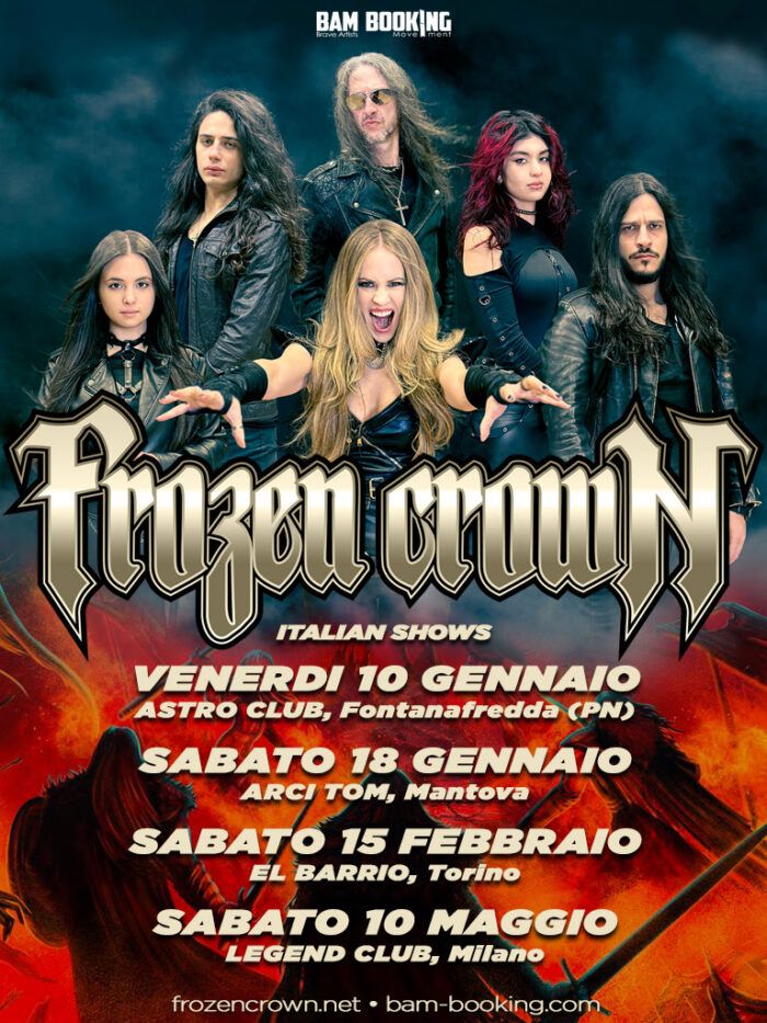 Frozen Crown - War Hearts Tour 2025 - 10/05/2025 - Milano - Legend Club ...