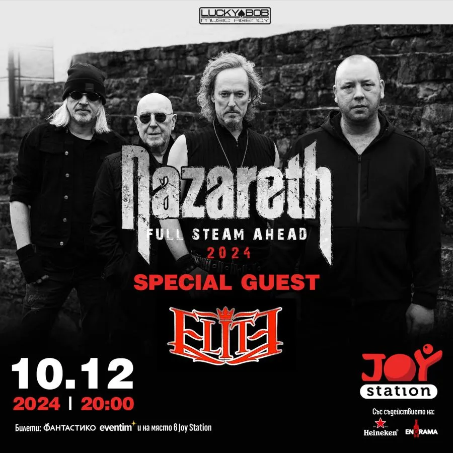 Concert Nazareth - 10/12/2024 - Sofia - Joy Station - Bulgarie