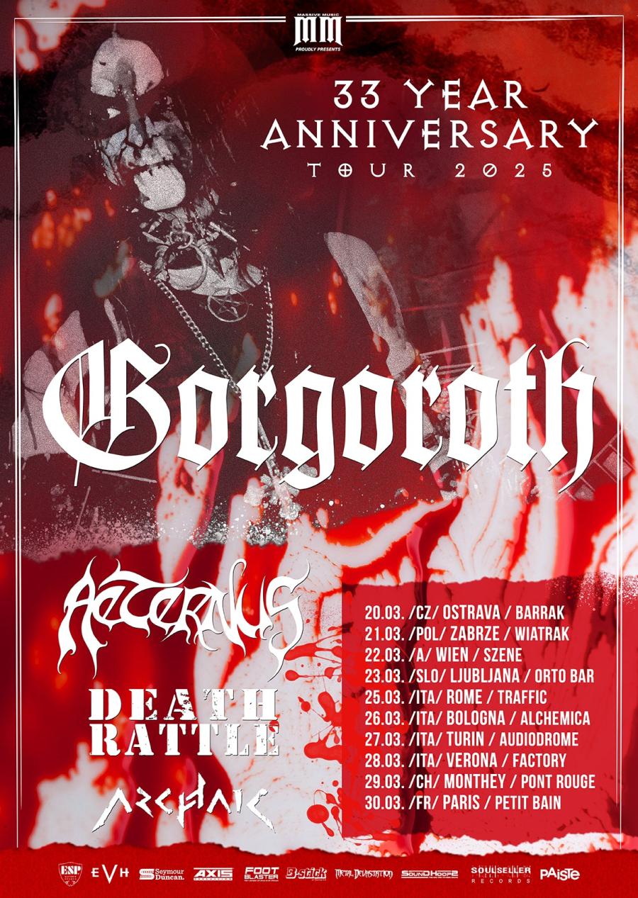Gorgoroth - 33 Year Anniversary Tour 2025 - Line up