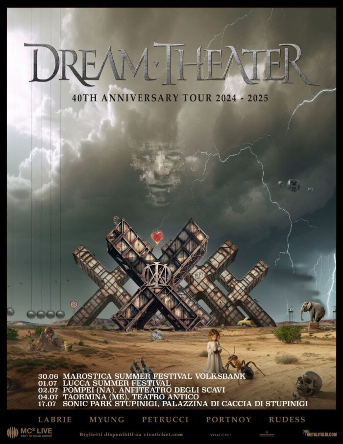 Dream Theater - 40th Anniversary Tour - Line up