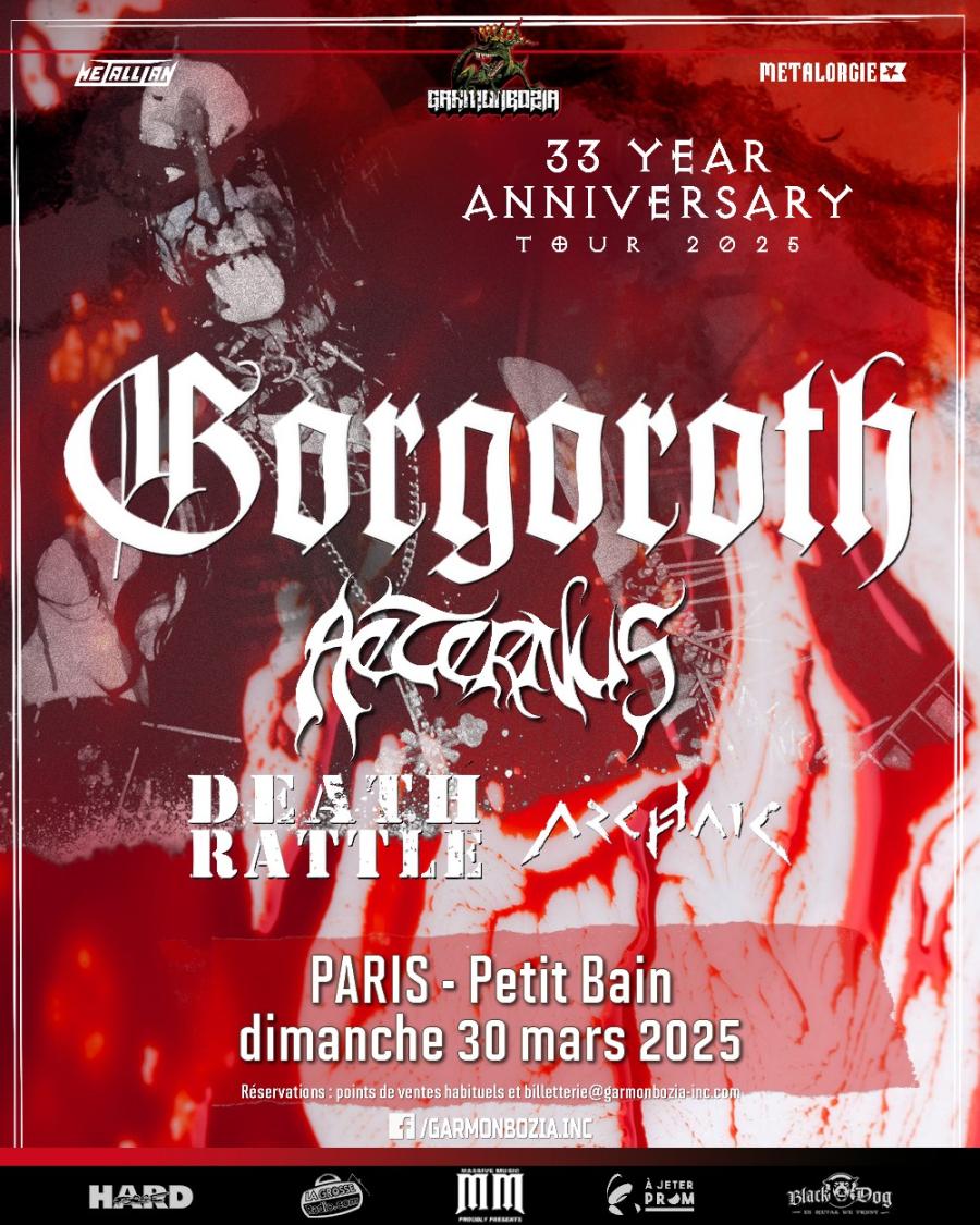 Gorgoroth - 33 Year Anniversary Tour 2025 - Line up
