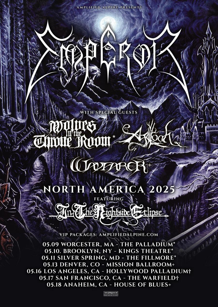 Emperor - In The Nightside Eclipse - North America Tour 2025 - Line up