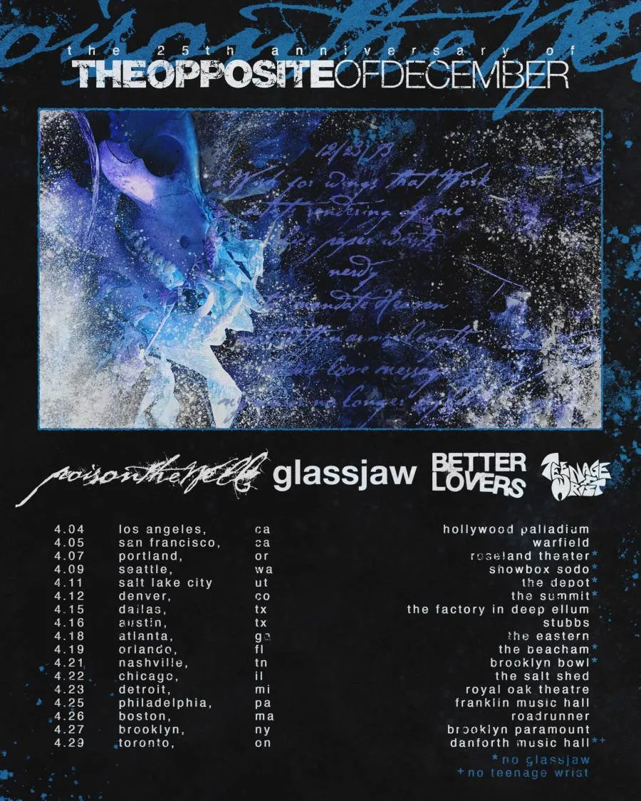 Concert Poison The Well - 09/04/2025 - Seattle - Showbox Sodo - Etats-Unis