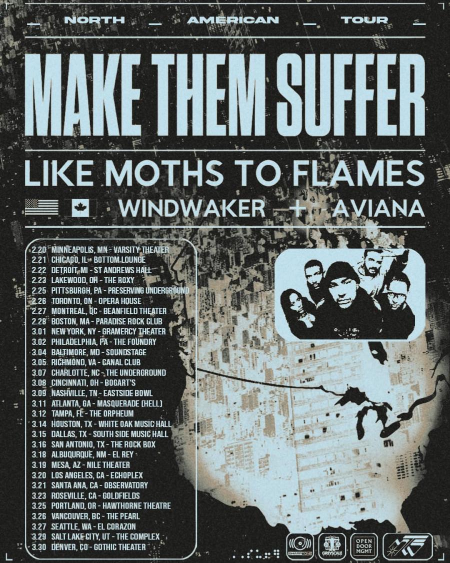 Event Make Them Suffer - Line up