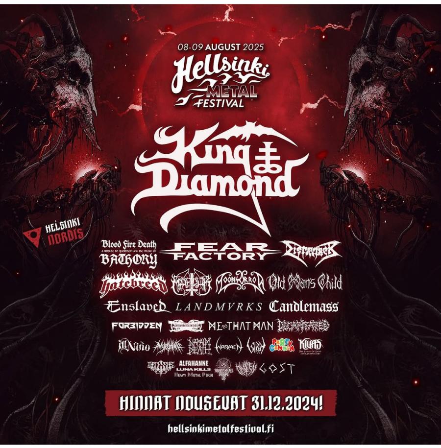 Hellsinki Metal Festival 2025 - 08/08/2025 (2 days) - Helsinki ...