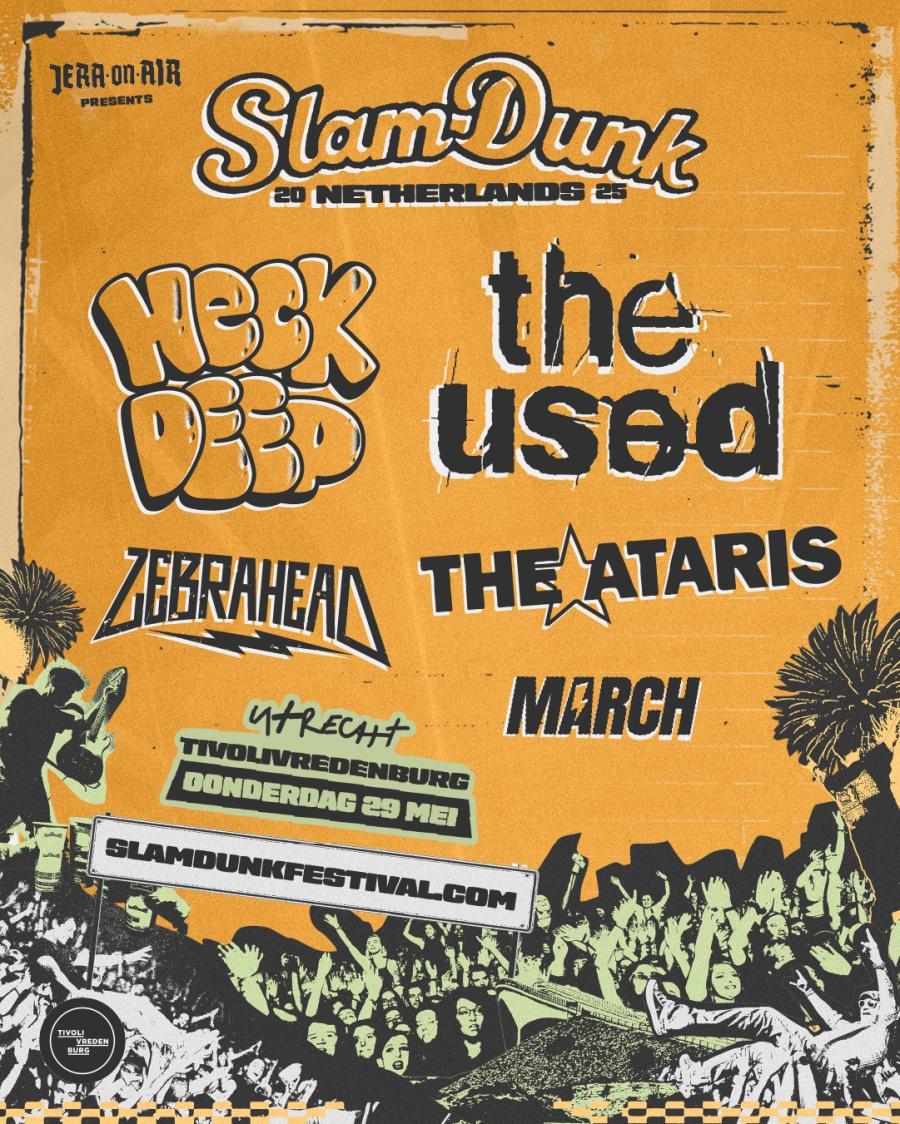 Slam Dunk Festival Netherlands 2025 - 29/05/2025 - Utrecht ...