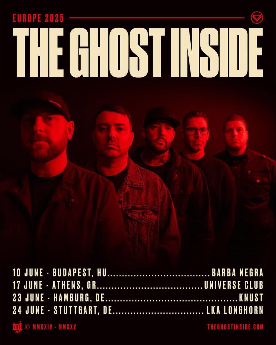 Concert The Ghost Inside - Line up