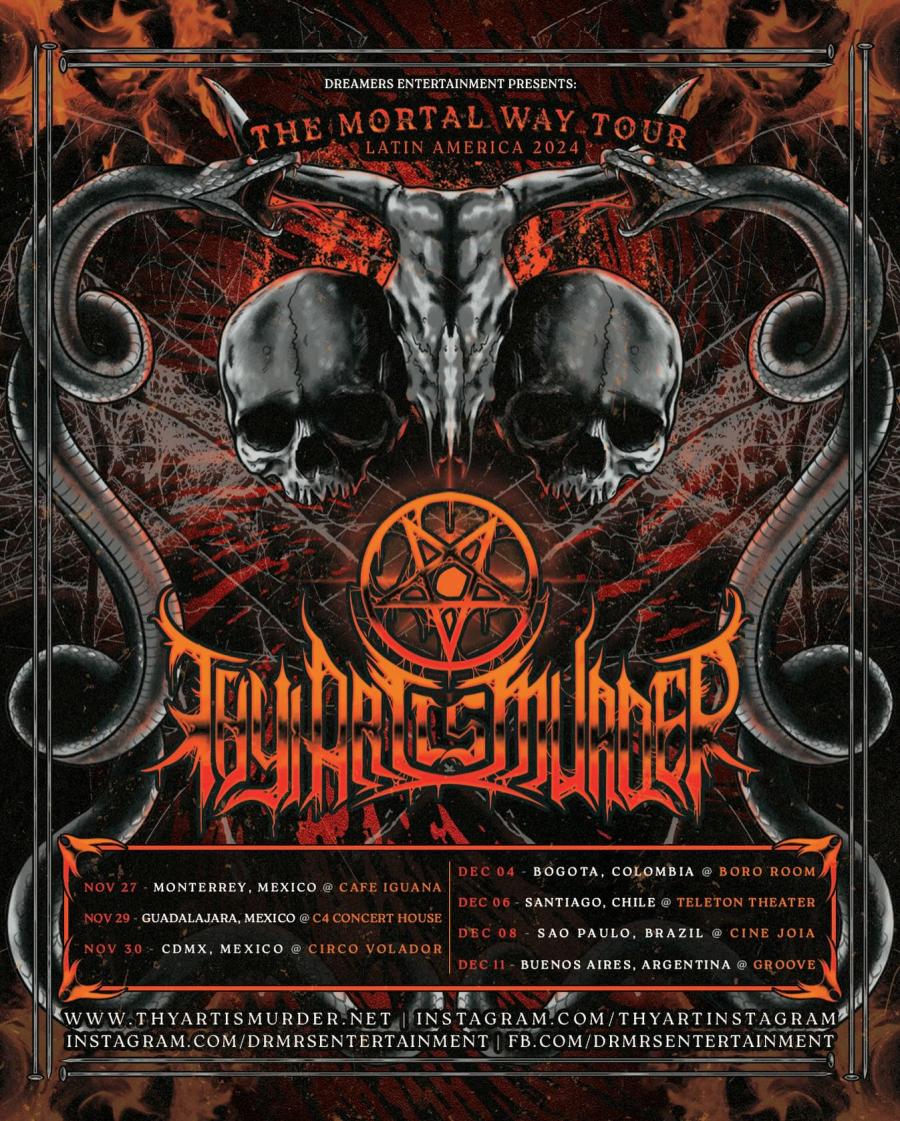 Concert Thy Art Is Murder - Groupes