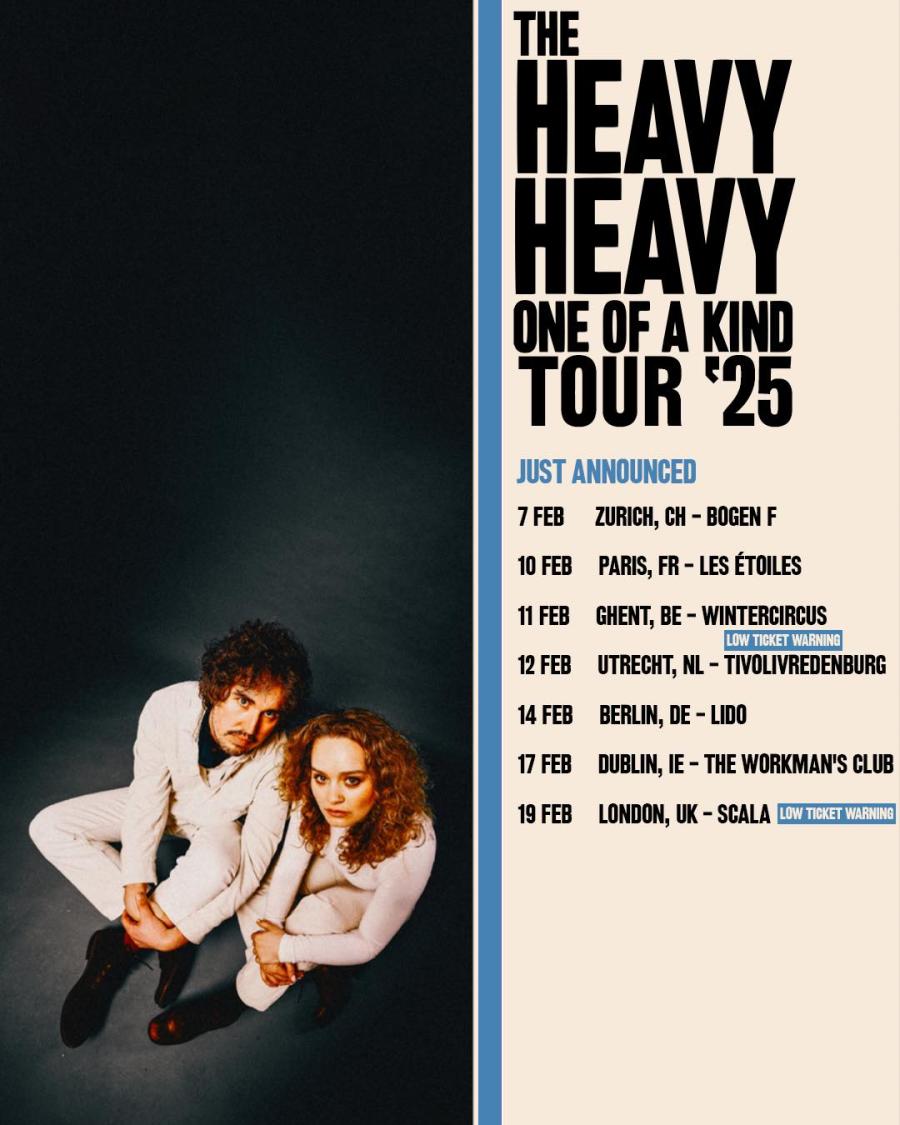 Concierto The Heavy Heavy - Cartel