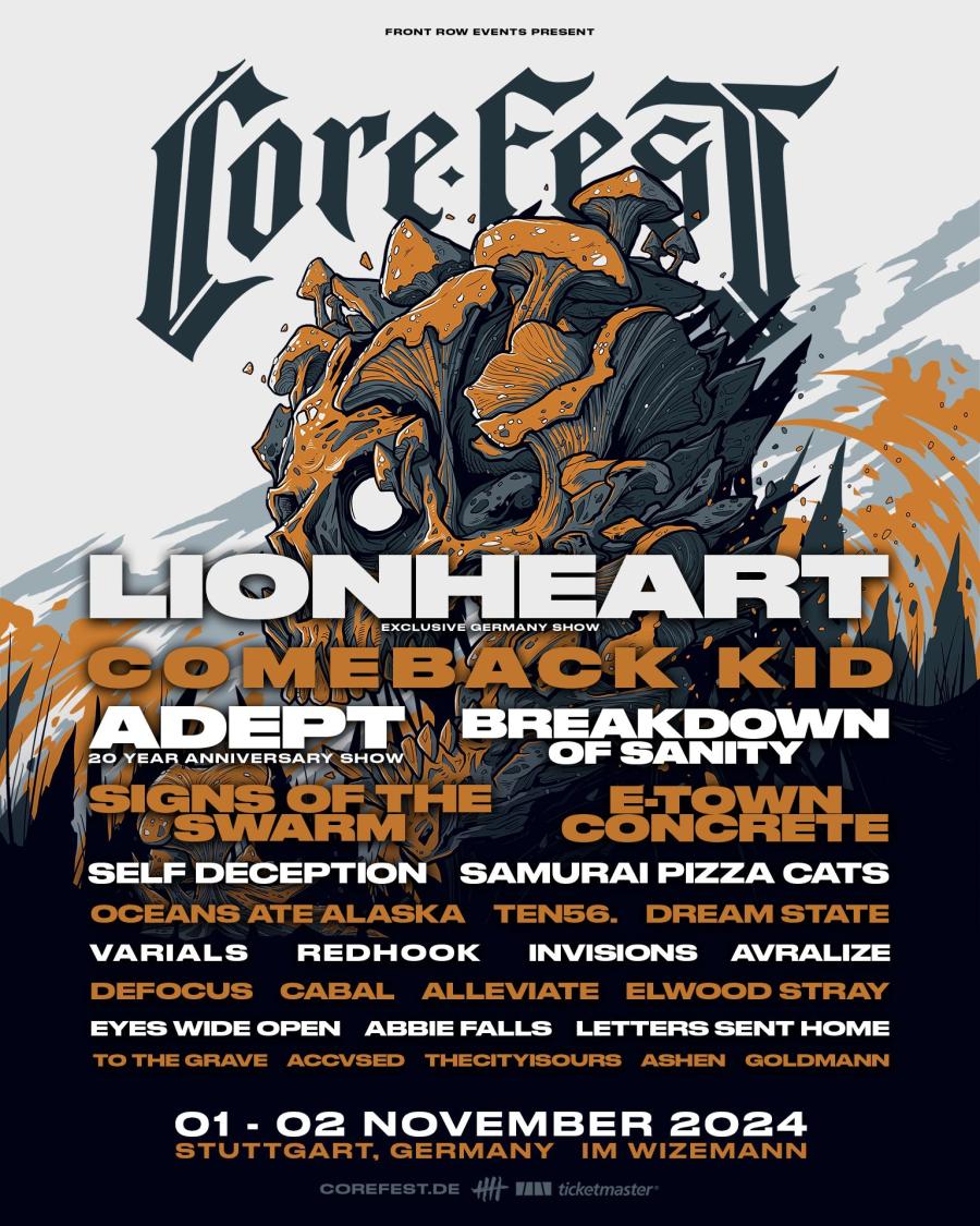 Core Fest 2024 - 01/11/2024 (2 days) - Stuttgart - Im Wizemann - Germany
