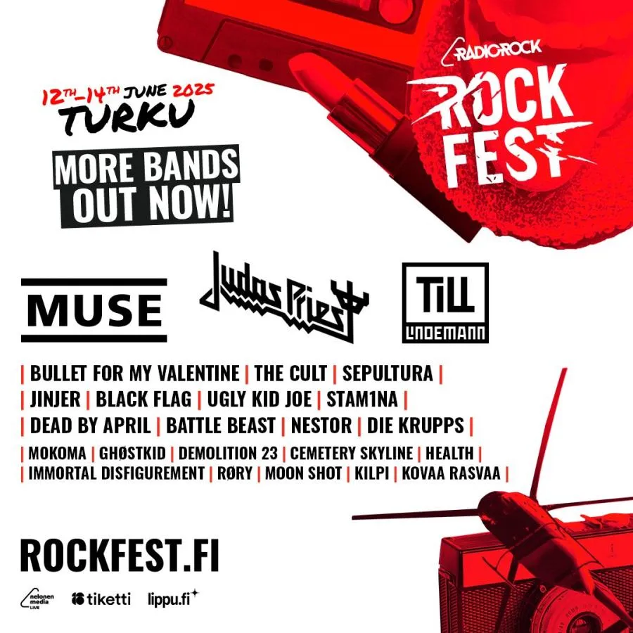 RockFest 2025 - 12/06/2025 (3 jours) - Turku - Finlande