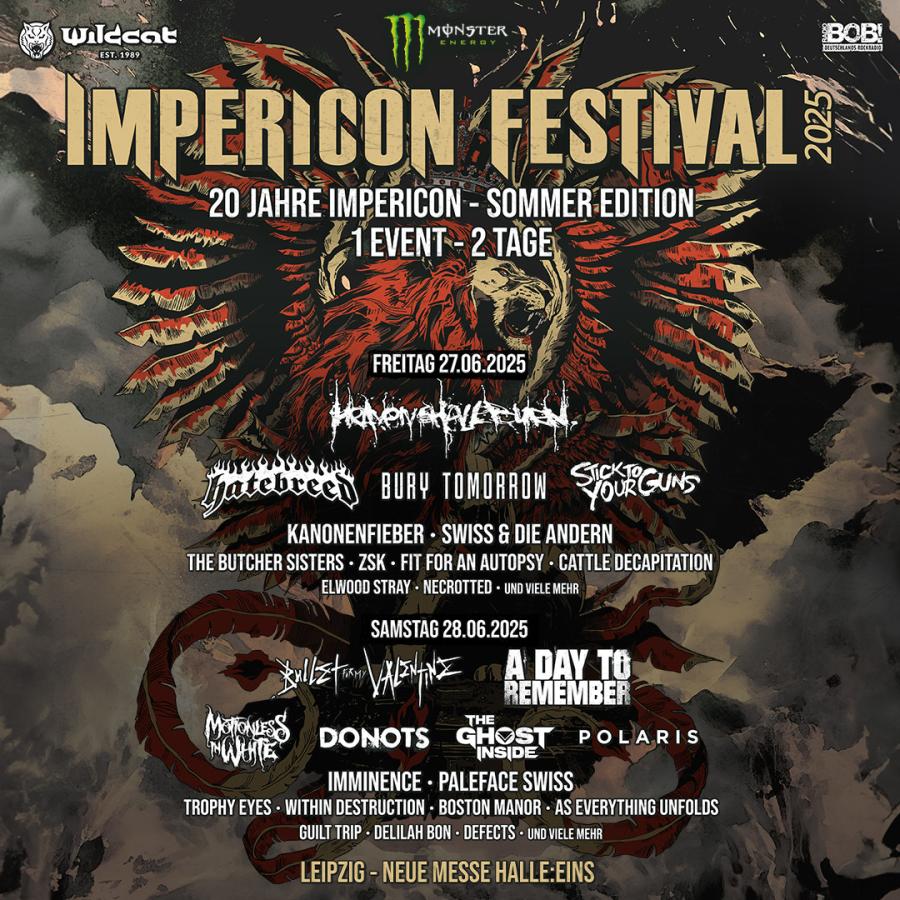 Impericon Festival 2025 - 27/06/2025 (2 days) - Leipzig - Leipziger ...