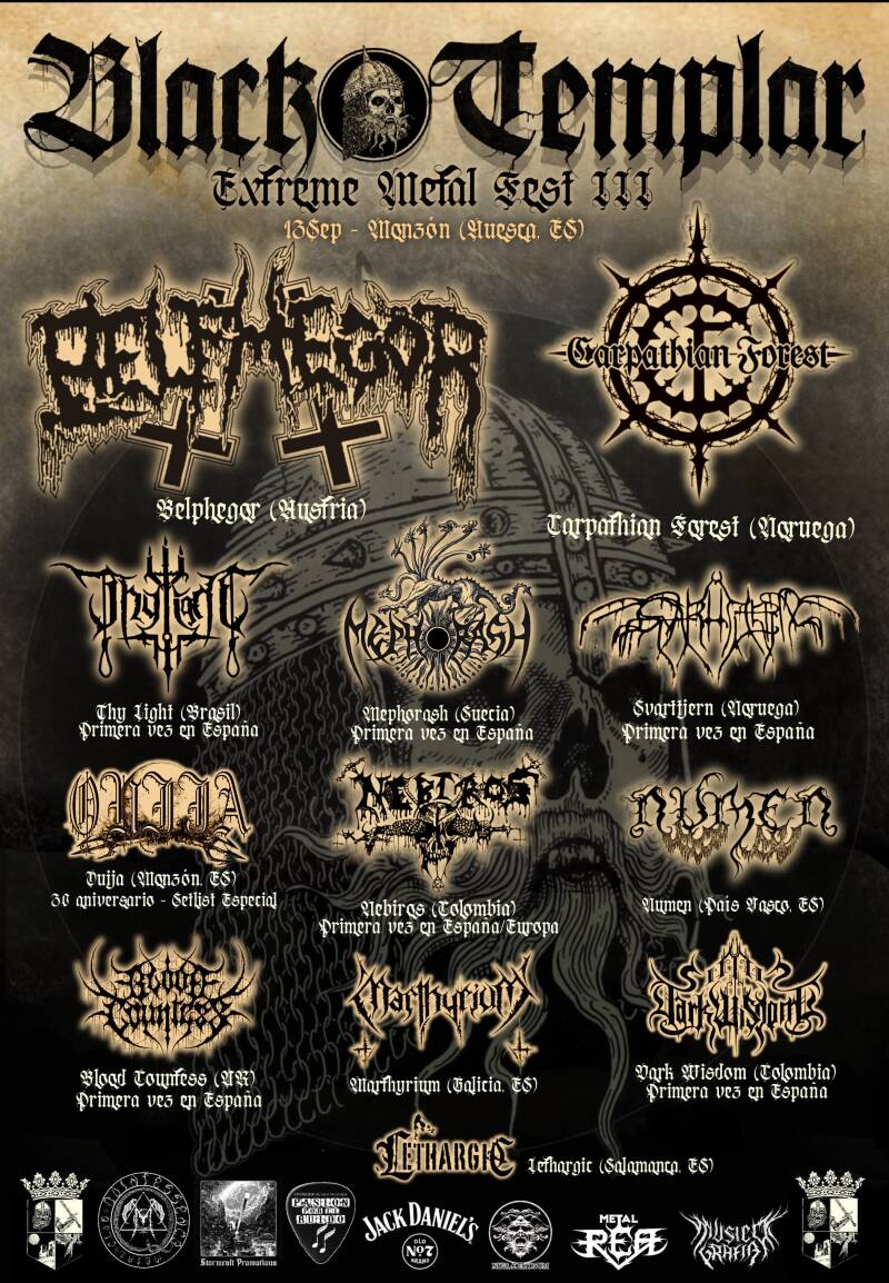 Black Templar Extreme Metal Fest 2025 - FAQ
