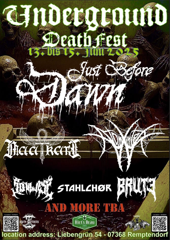 Underground DeathFest IV - Line up