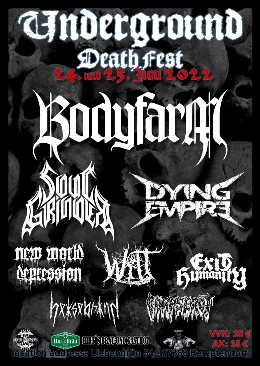 Underground DeathFest I - Discussion
