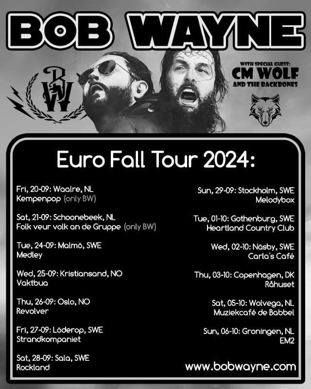 Event Bob Wayne - Line up