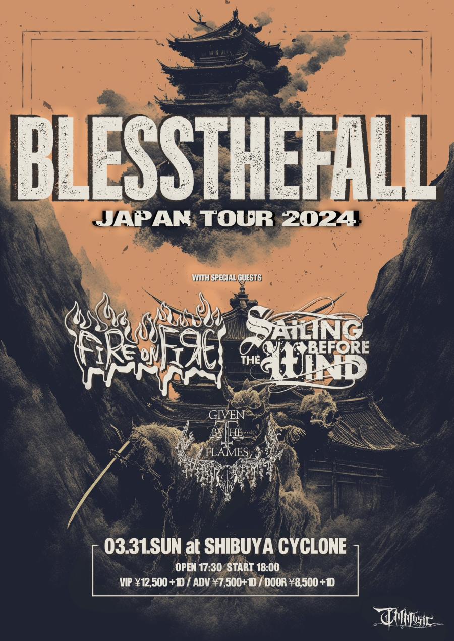Blessthefall - Japan Tour 2024 - Groupes