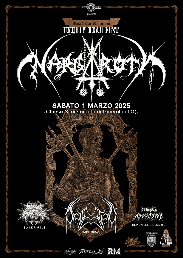 Nargaroth + Adversam + Black Raptus + Demonium Ascension - 01/03/2025 ...