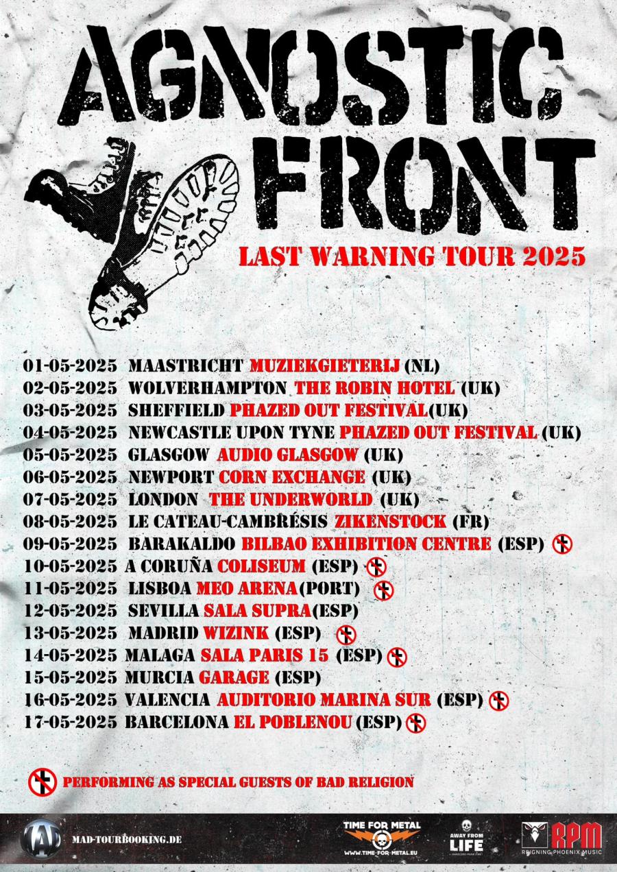 Concert Agnostic Front - Groupes