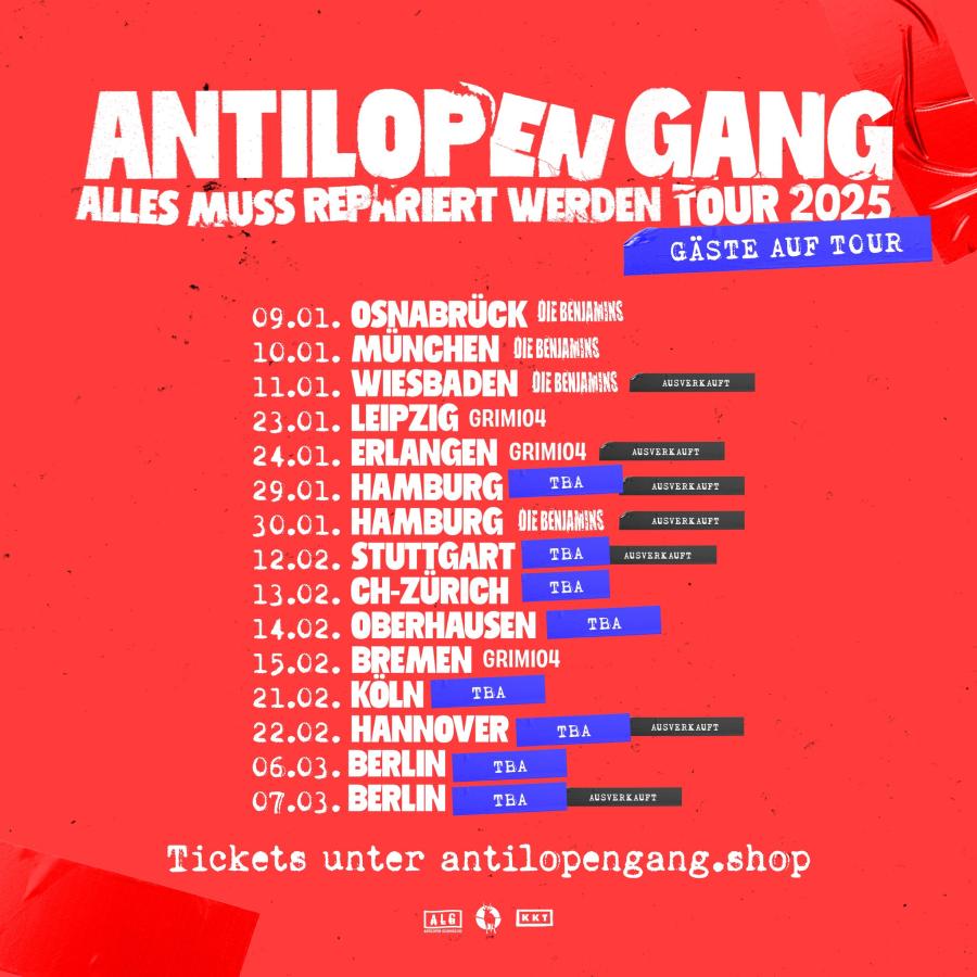 Event Antilopen Gang - Line up