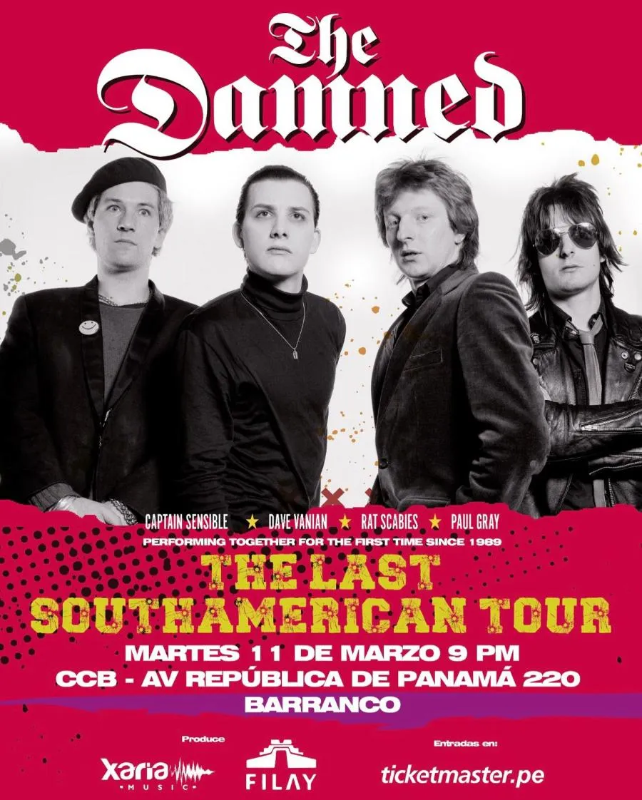 Concert The Damned - 11/03/2025 - Lima - C.C. Barranco - Pérou