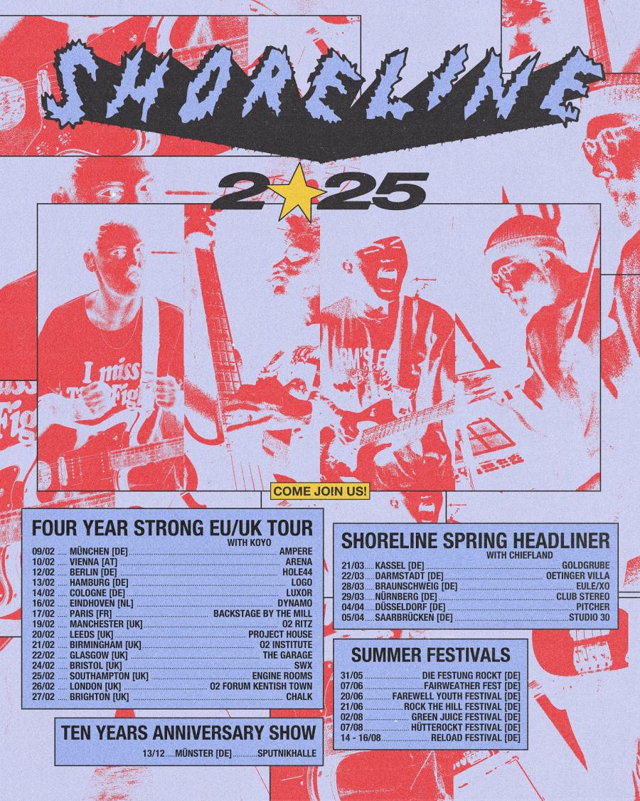 Event Shoreline - 05/04/2025 - Saarbrücken - Studio 30 - Germany