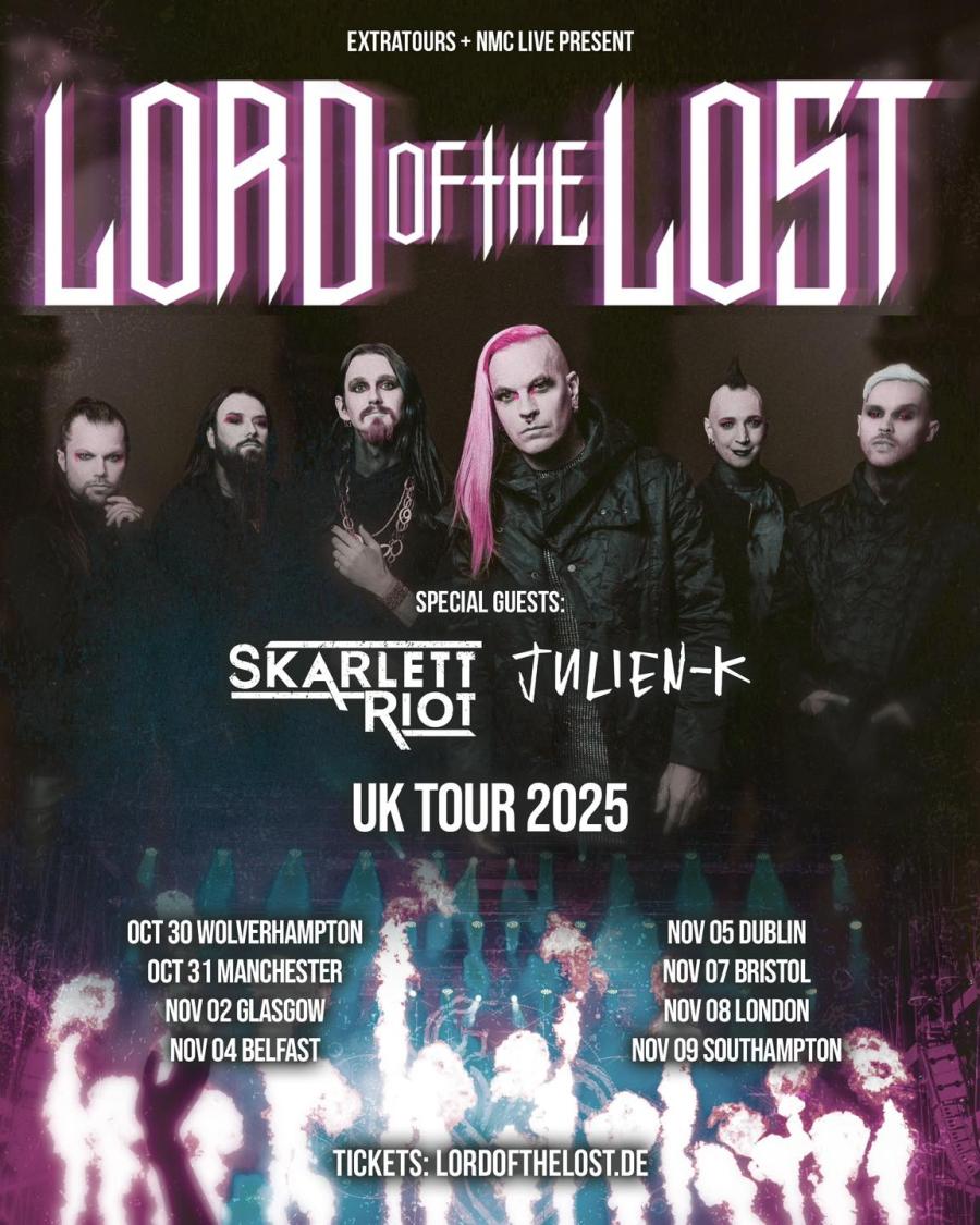 Lord Of The Lost - UK Tour 2025 - Line up