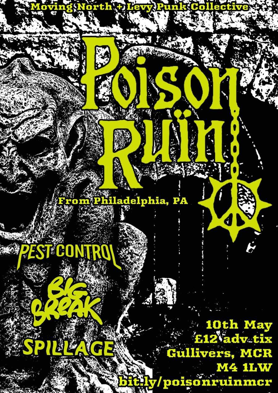 Poison Ruin + Pest Control - Line up