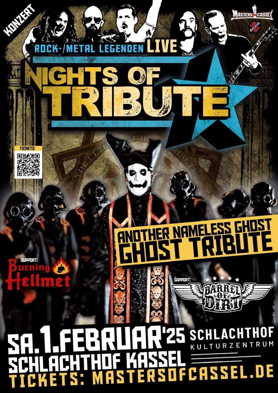 Another Nameless Ghost + Burning Hellmet - Line up