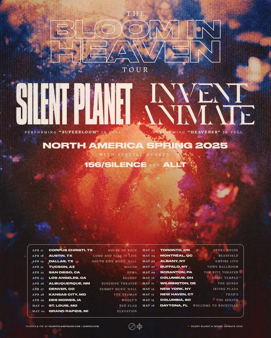 Concert Invent Animate + Silent Planet - 26/04/2025 - Albuquerque ...
