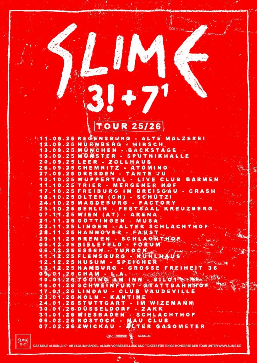 Concert Slime - 10/10/2025 - Wuppertal - Live Club Barmen - Allemagne