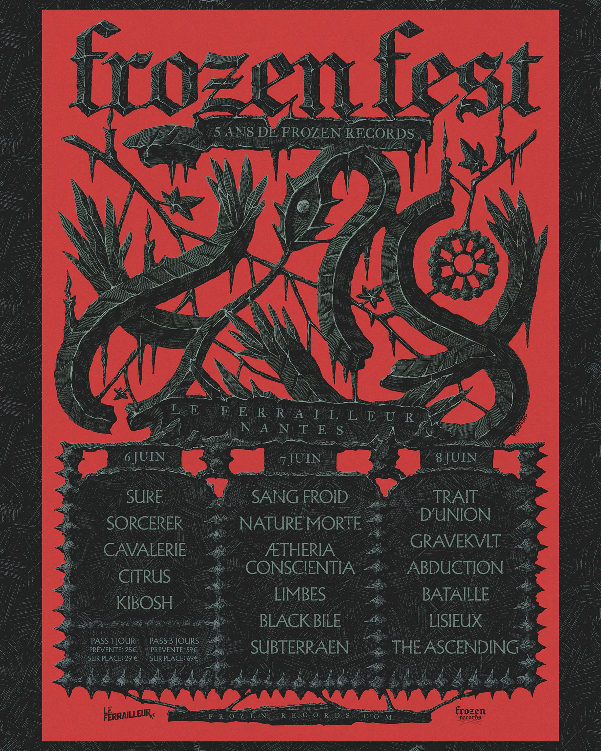 Frozen Fest 2025 - Line up