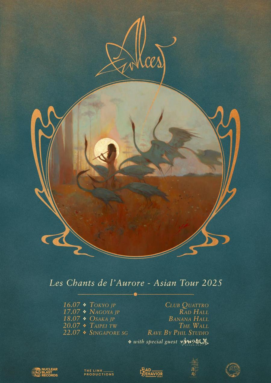 Alcest - Les Chants de l'Aurore - Asian Tour 2025 - 22/07/2025 ...