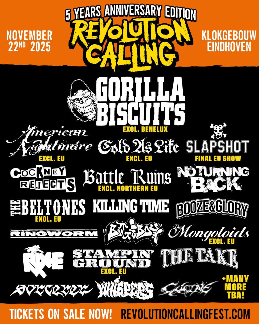 Revolution Calling Festival 2025 - Line up