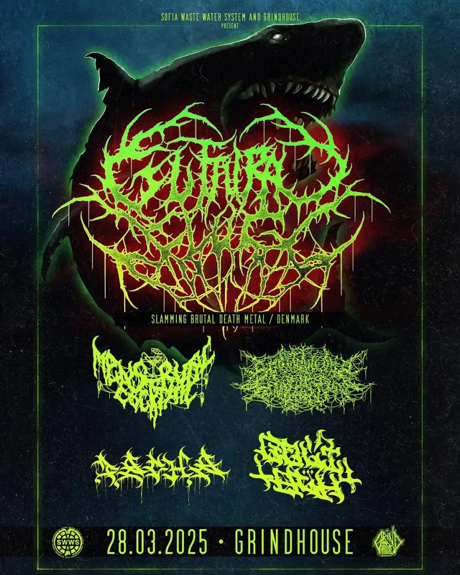 Concert Guttural Slug - 28/03/2025 - Sofia - Grindhouse - Bulgarie
