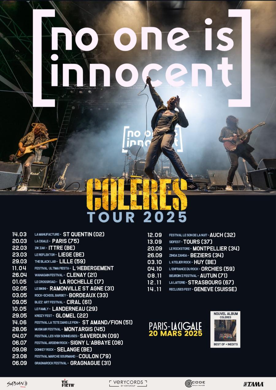 Event No One Is Innocent - Line up