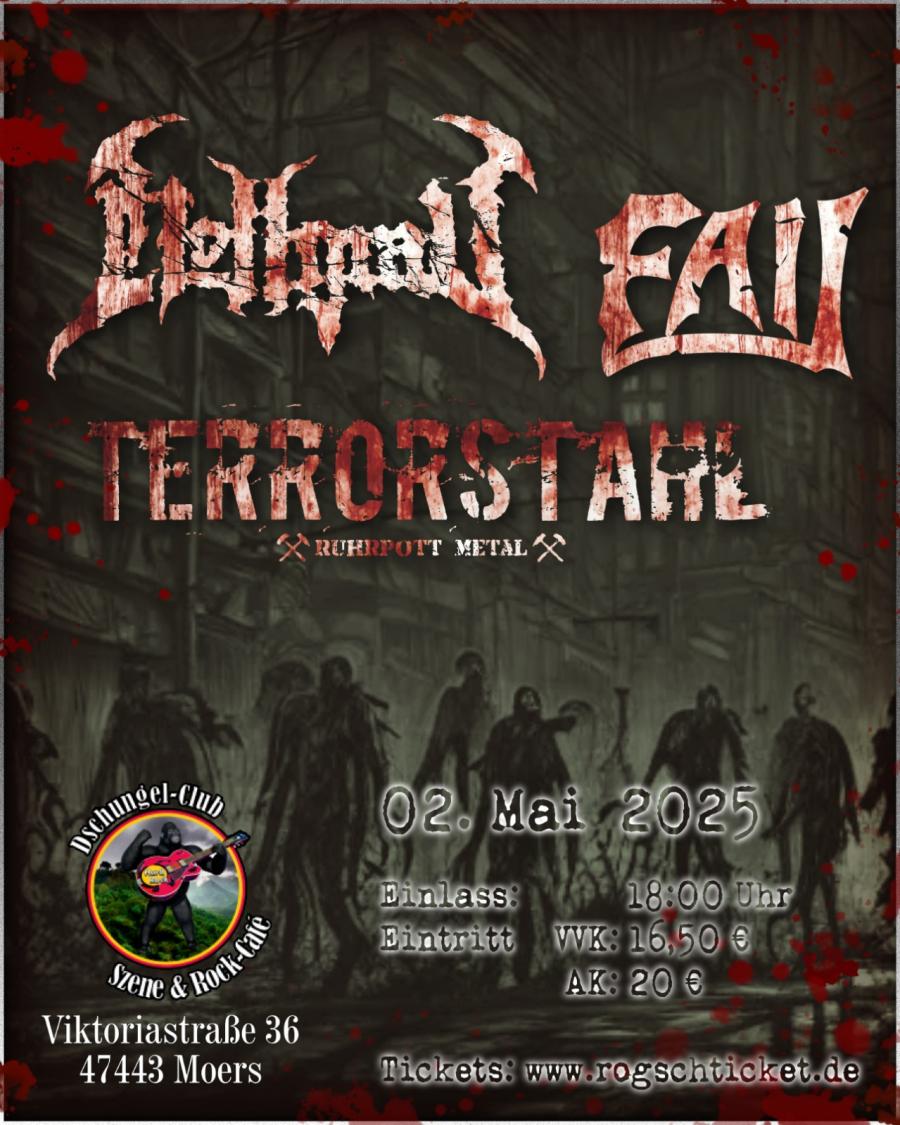Hellgrav + Terrorstahl + Fail - Line up