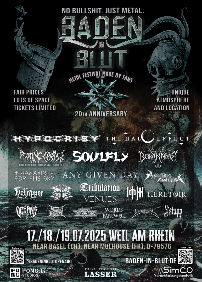Baden in Blut Open Air 2025 - 17/07/2025 (3 days) - Weil am Rhein - Germany