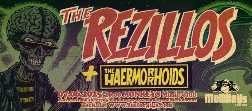 Event The Rezillos - 07/06/2025 - Hamburg - Monkeys Music Club - Germany